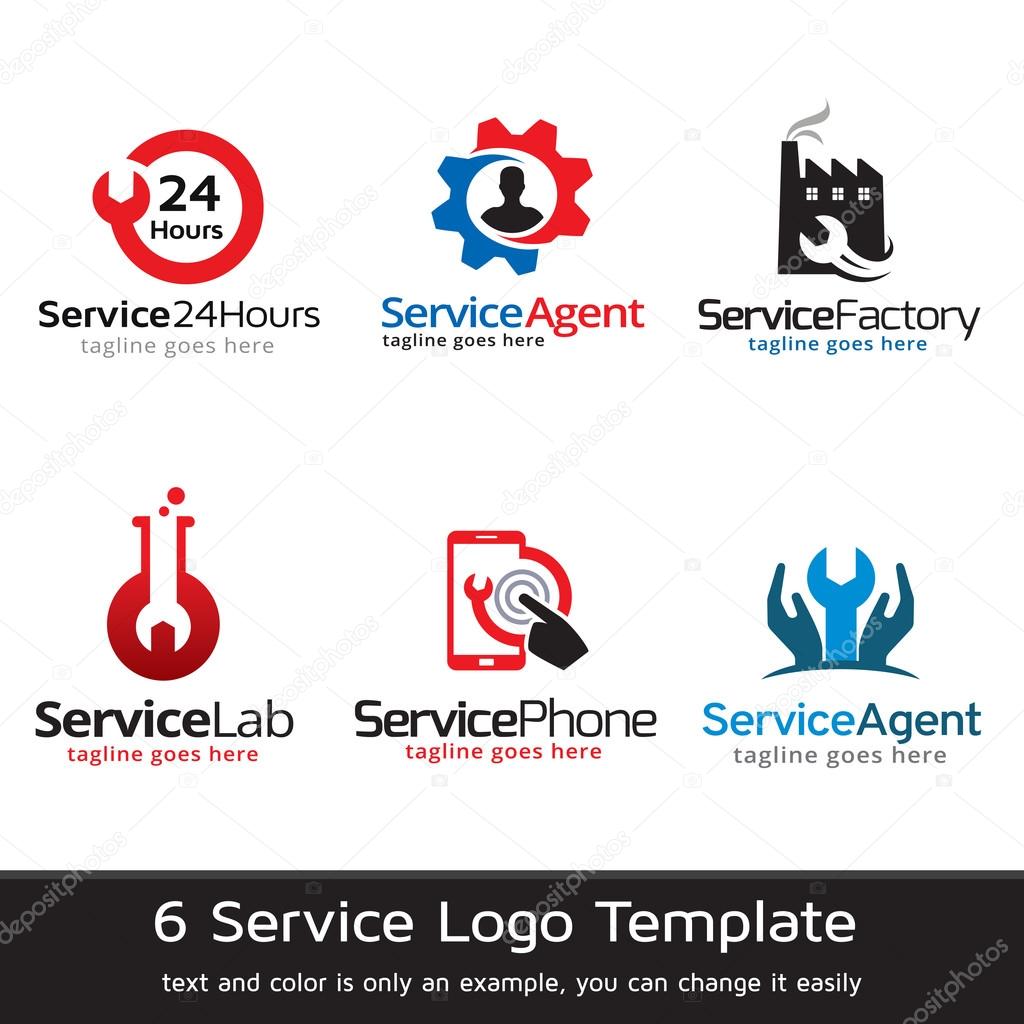 Service Logo Template Design Stock Vector by ©gunaonedesign 119397068