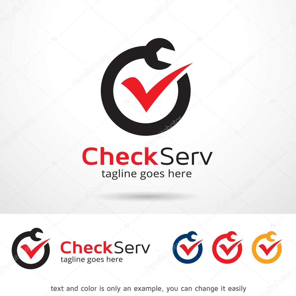 Check Service Logo Template Design Vector Stock Vector by ...