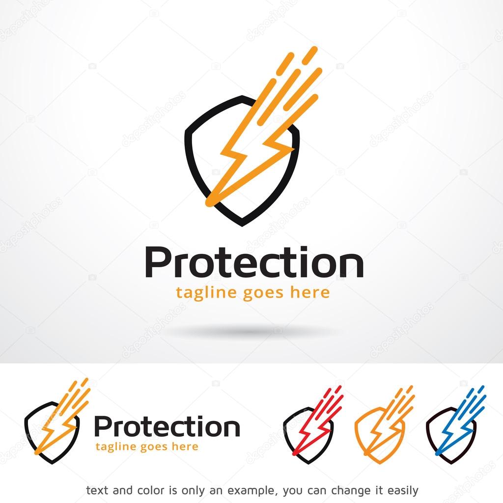 Protection Logo Template Design Vector Stock Vector by ©gunaonedesign ...