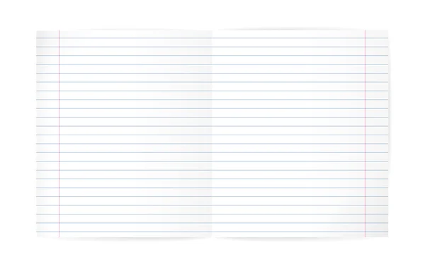 Exercise book paper sheet Stock Vector Image by ©oioioio #117676580