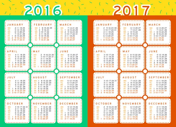 Calendar for decade 2019 2028 Stock Vector by ©oioioio 304986676