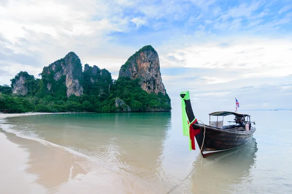 Long tail boat at Railey Krabi - Stock Image - Everypixel