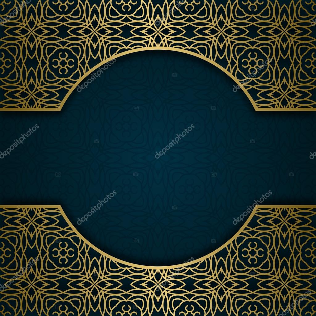 Traditional ornamental background with frame Stock Vector Image by ...