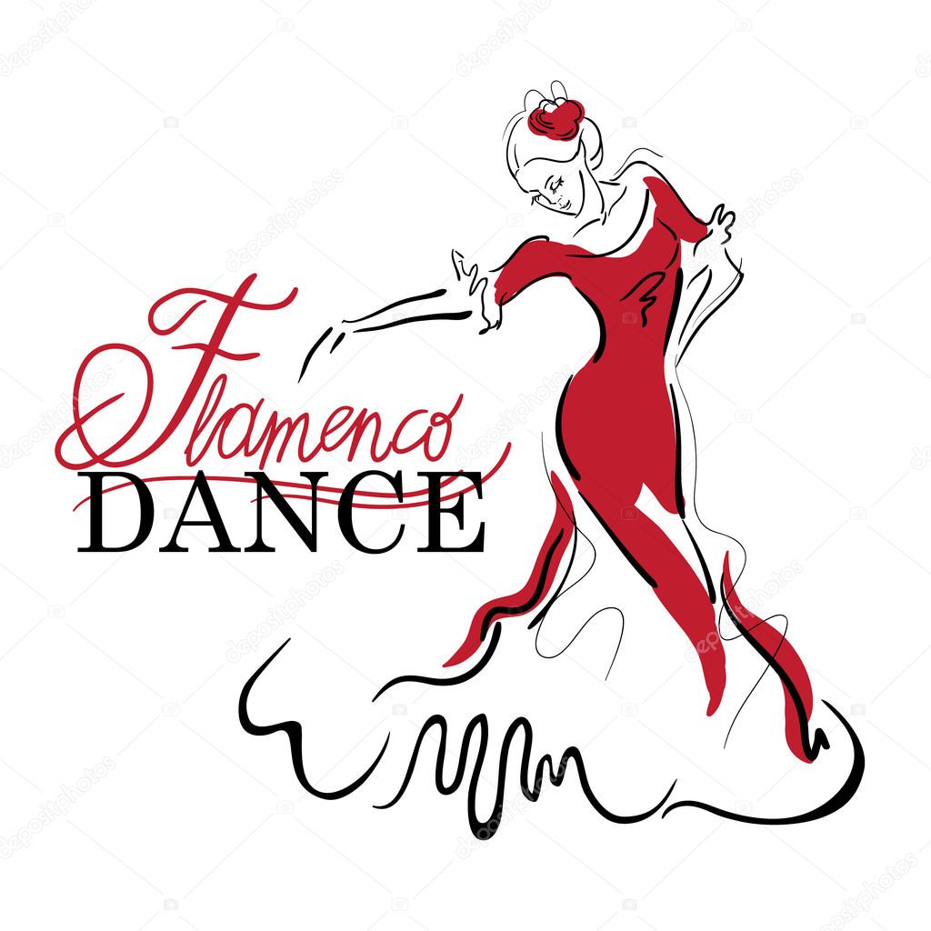 Flamenco Dance Vector Sketches — Stock Vector © Ring Ring 81529204