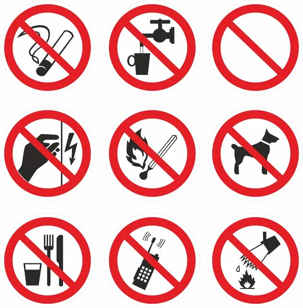 100,000 Prohibition signs Vector Images | Depositphotos