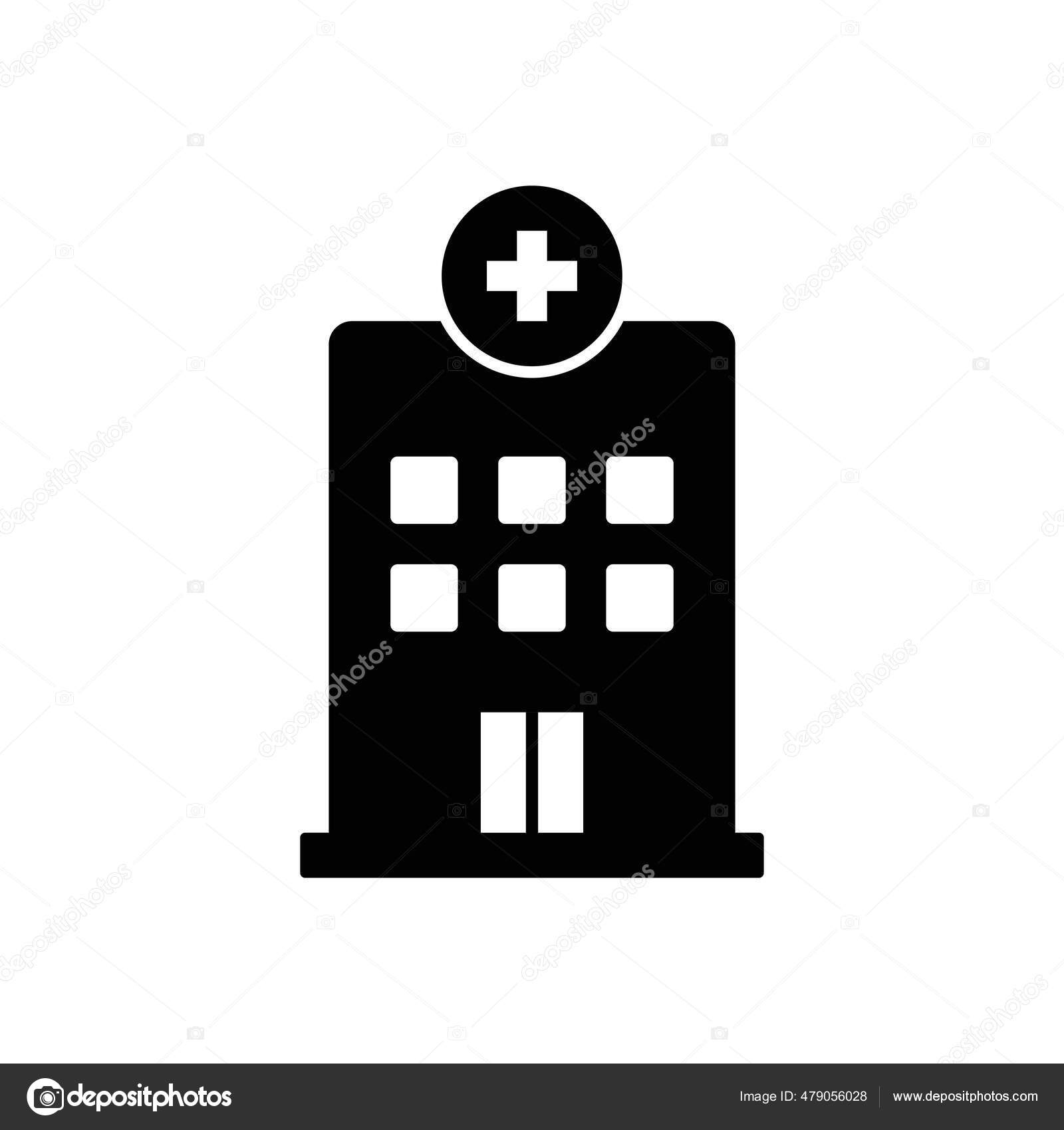 Icono Del Edificio Del Consultorio Médico Clínica Nuestra Señora De