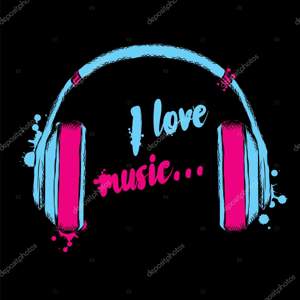 I Love Music Headphones