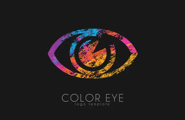 Color eye logo. Eye logo. Creative logo Stock Vector Image by ...