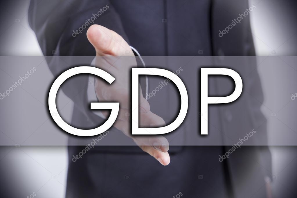 GDP - business concept with text — Stock Photo © zsirosistvan #111798844