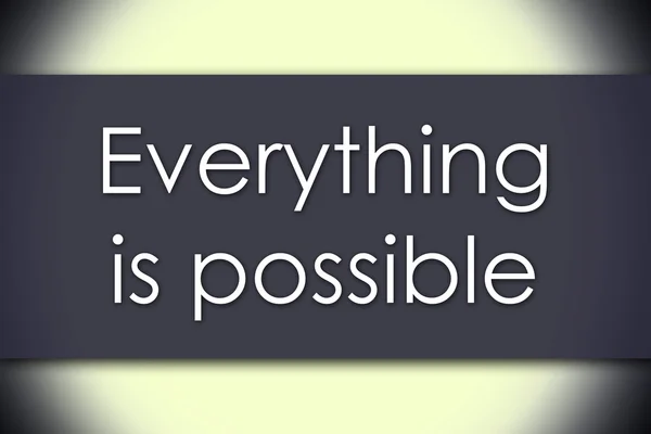 All things are possible Stock Photos, Royalty Free All things are ...