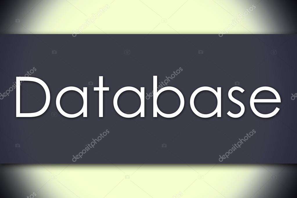 Database - business concept with text — Stock Photo © zsirosistvan ...