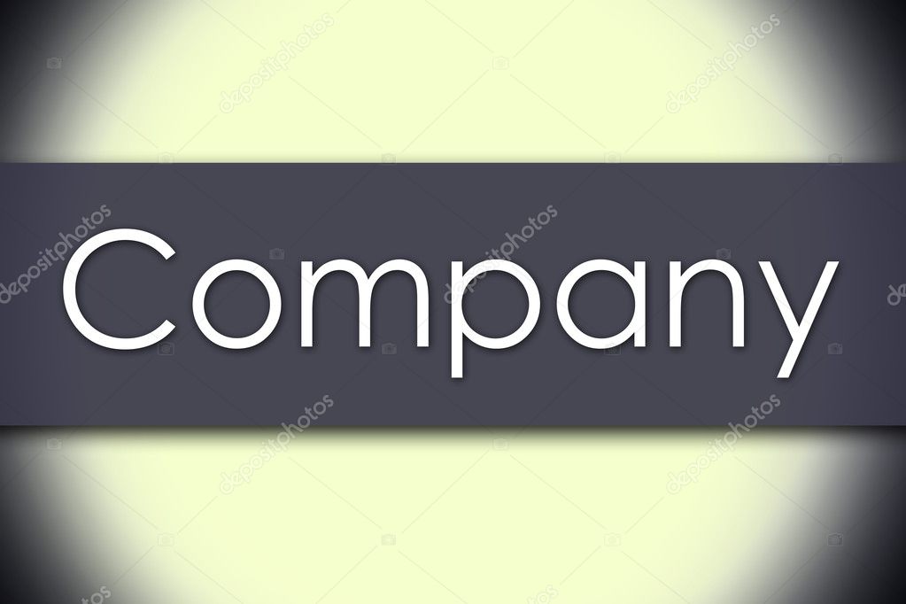 Company - business concept with text — Stock Photo © zsirosistvan ...