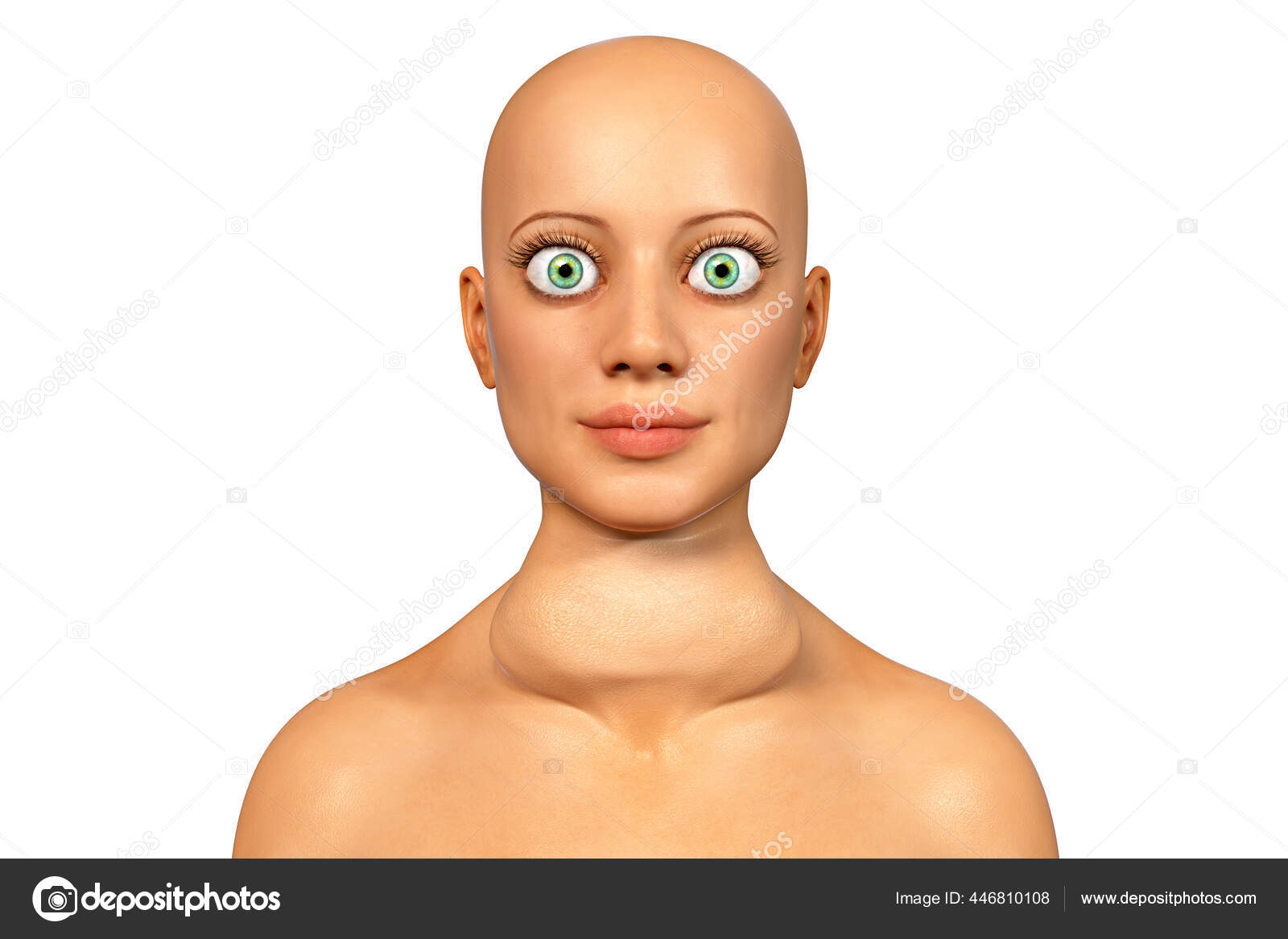 Hyperthyroidism Face