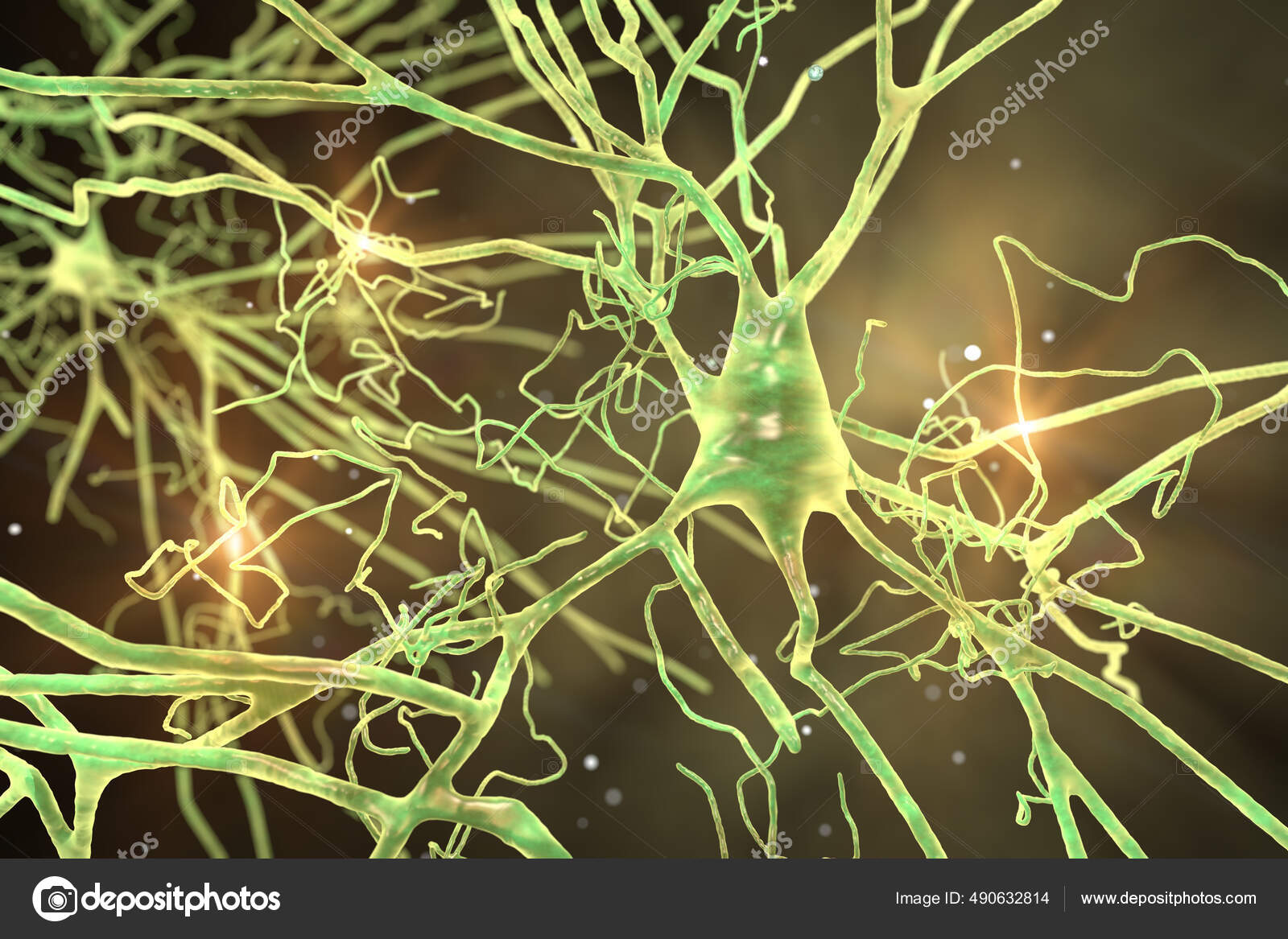 Neurons Firing Synapse