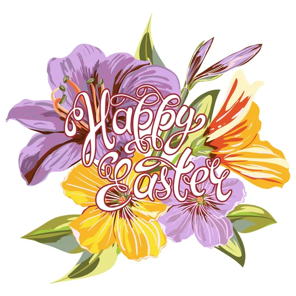 Happy Easter. Vector Celebration template background. Stock Vector by ...