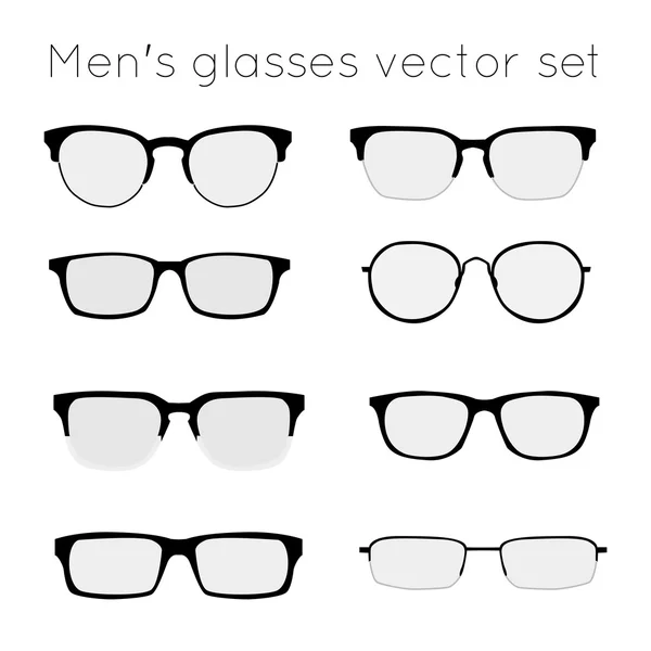 Vector Set Of Glasses Retro Wayfarer Geek Hipster Frames Stock Vector Image By ©fosin 82150562