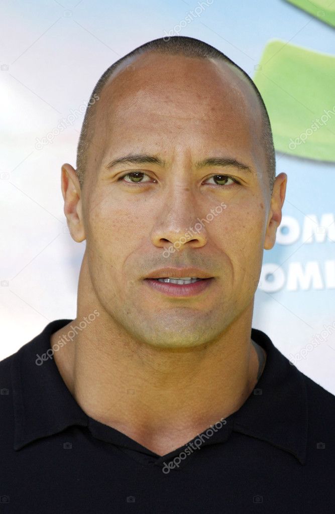 Actor Dwayne Johnson Los Angeles Premiere 'Planet 51' Held Mann – Stock ...