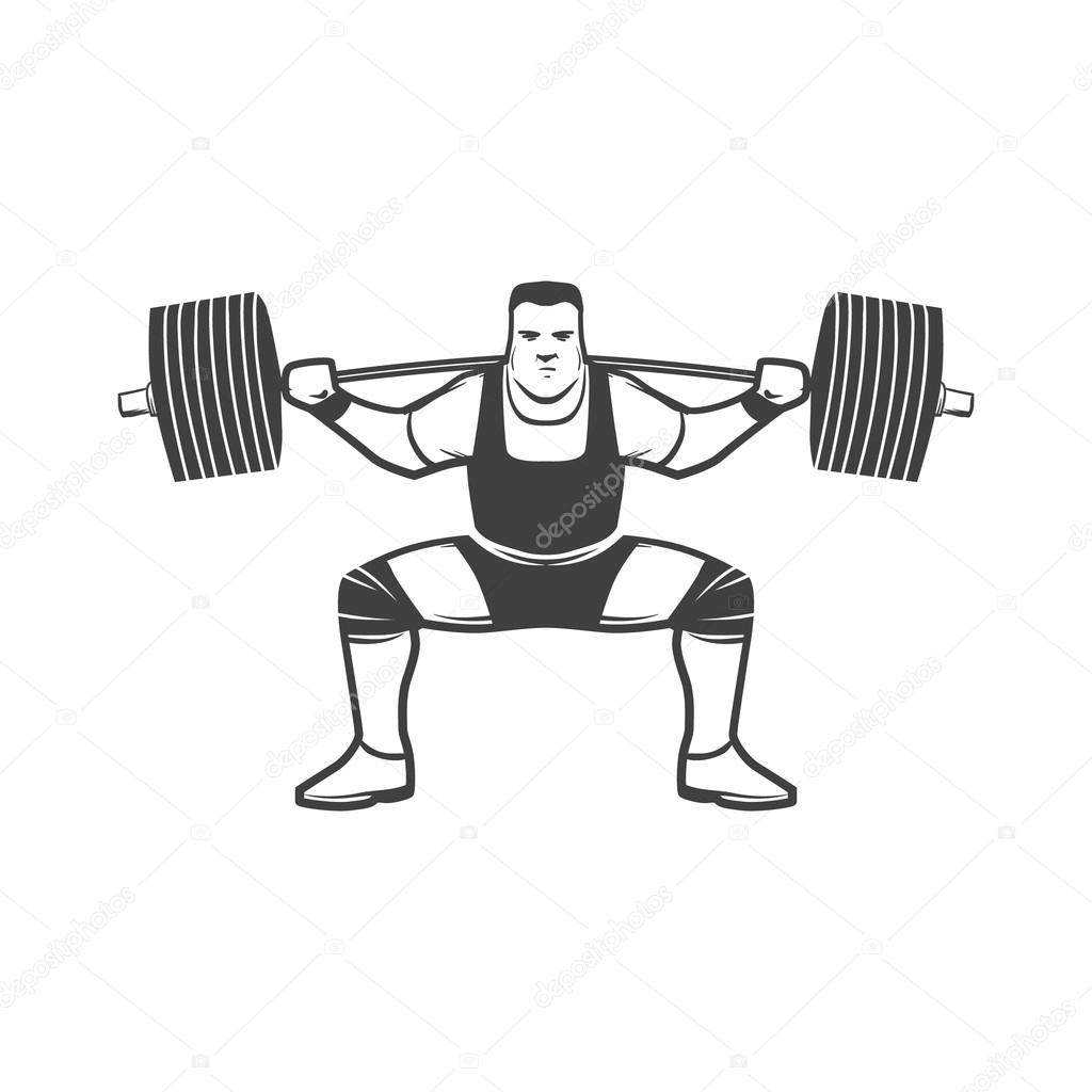 Powerlifting Squat Logo