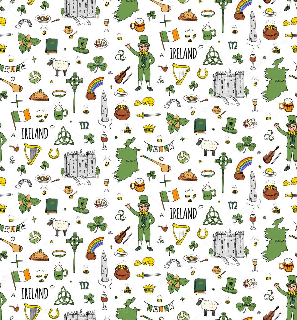 Ireland icons set Stock Vector Image by ©Natasha_Pankina #105322584