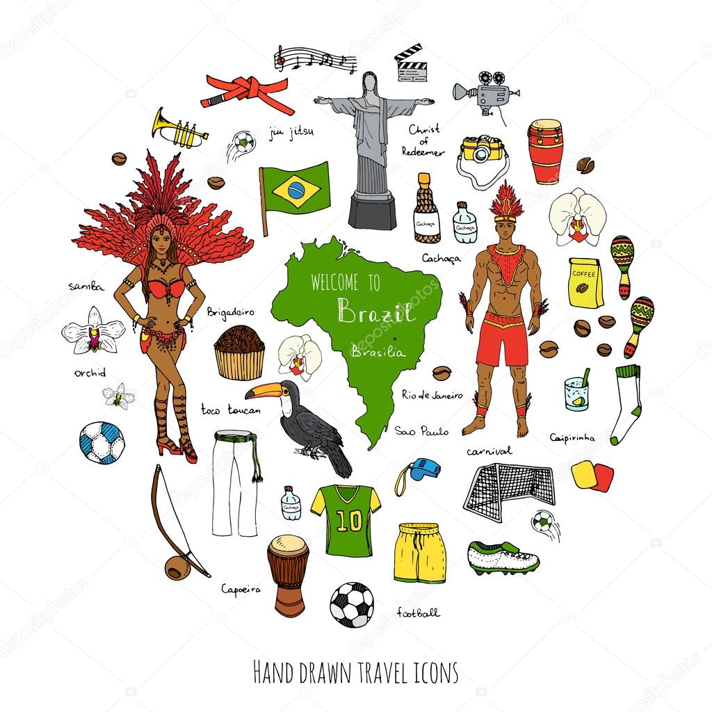 Brazil icons set — Stock Vector © Natasha_Pankina #108795466