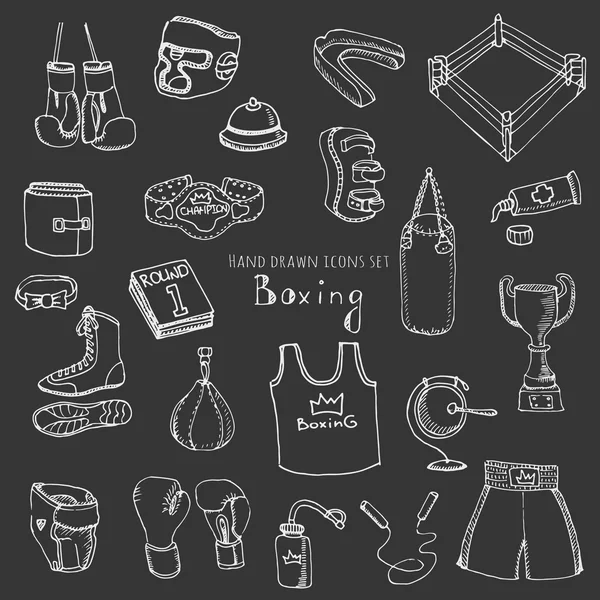 Doodle boxing set Stock Vector Image by ©Natasha_Pankina #96662498