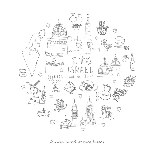 Hand drawn Israel icons Stock Vector Image by ©Natasha_Pankina #96666754