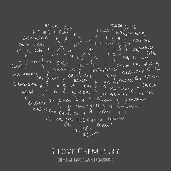 Handwritten chemical formulas — Stock Vector © Natasha_Pankina #96666506