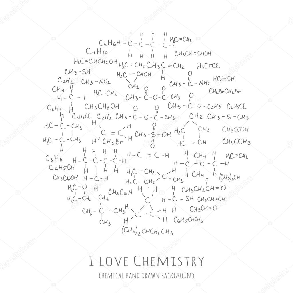 Hand drawn chemical formulas Stock Vector Image by ©Natasha_Pankina ...