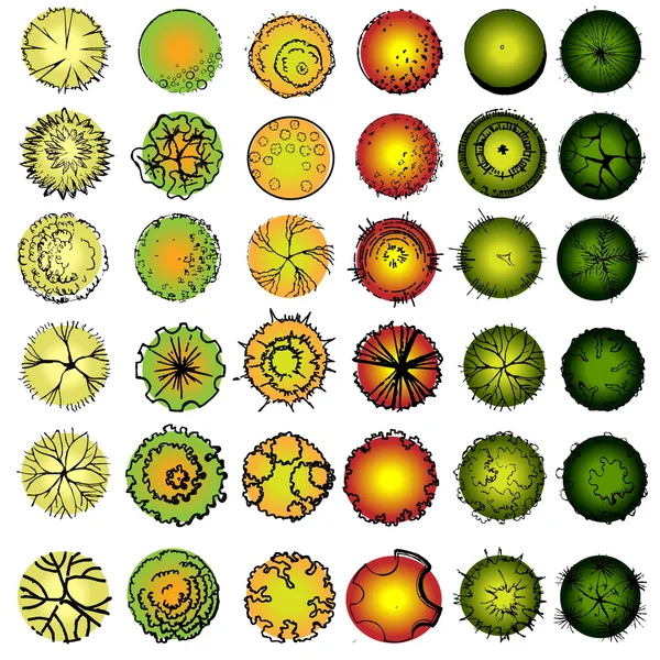 Landscape Plan Symbols Garden Symbols & Meanings | EdrawMax