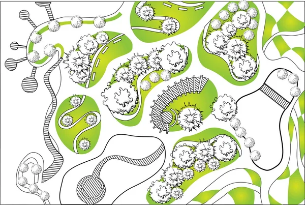 Landscaping project Stock Vector Image by ©Popup1 #78531116