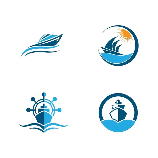 Maritime logos imágenes de stock de arte vectorial | Depositphotos