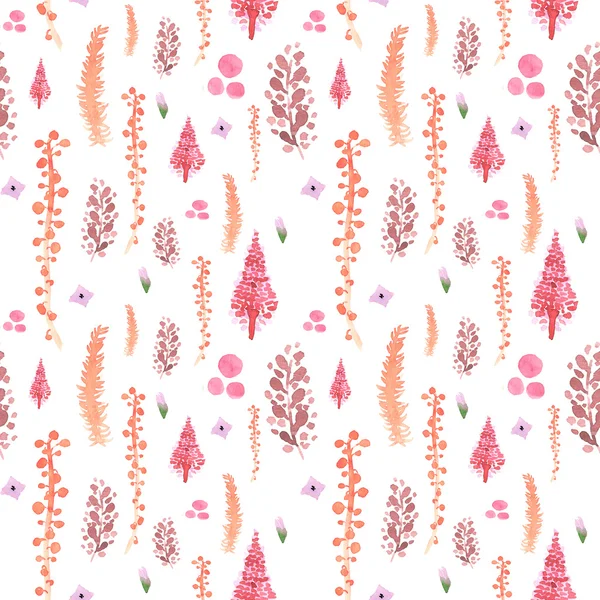 Watercolor coral pattern Stock Photos, Royalty Free Watercolor coral ...