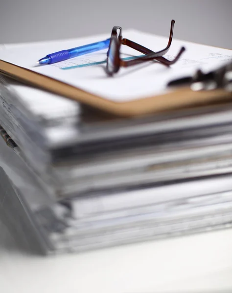 Big stack of papers ,documents on the desk Stock Photo by ©lenecnikolai ...