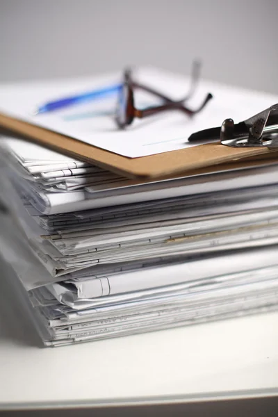 Big stack of papers ,documents on the desk Stock Photo by ©lenecnikolai ...