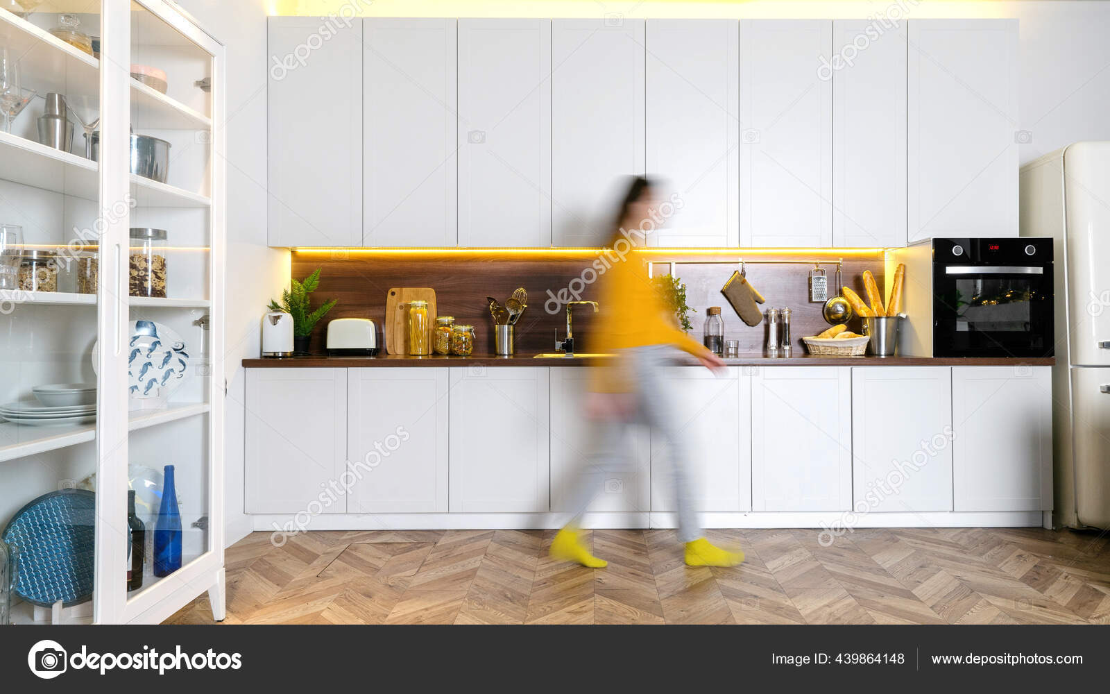 Kitchen Counter Silhouette