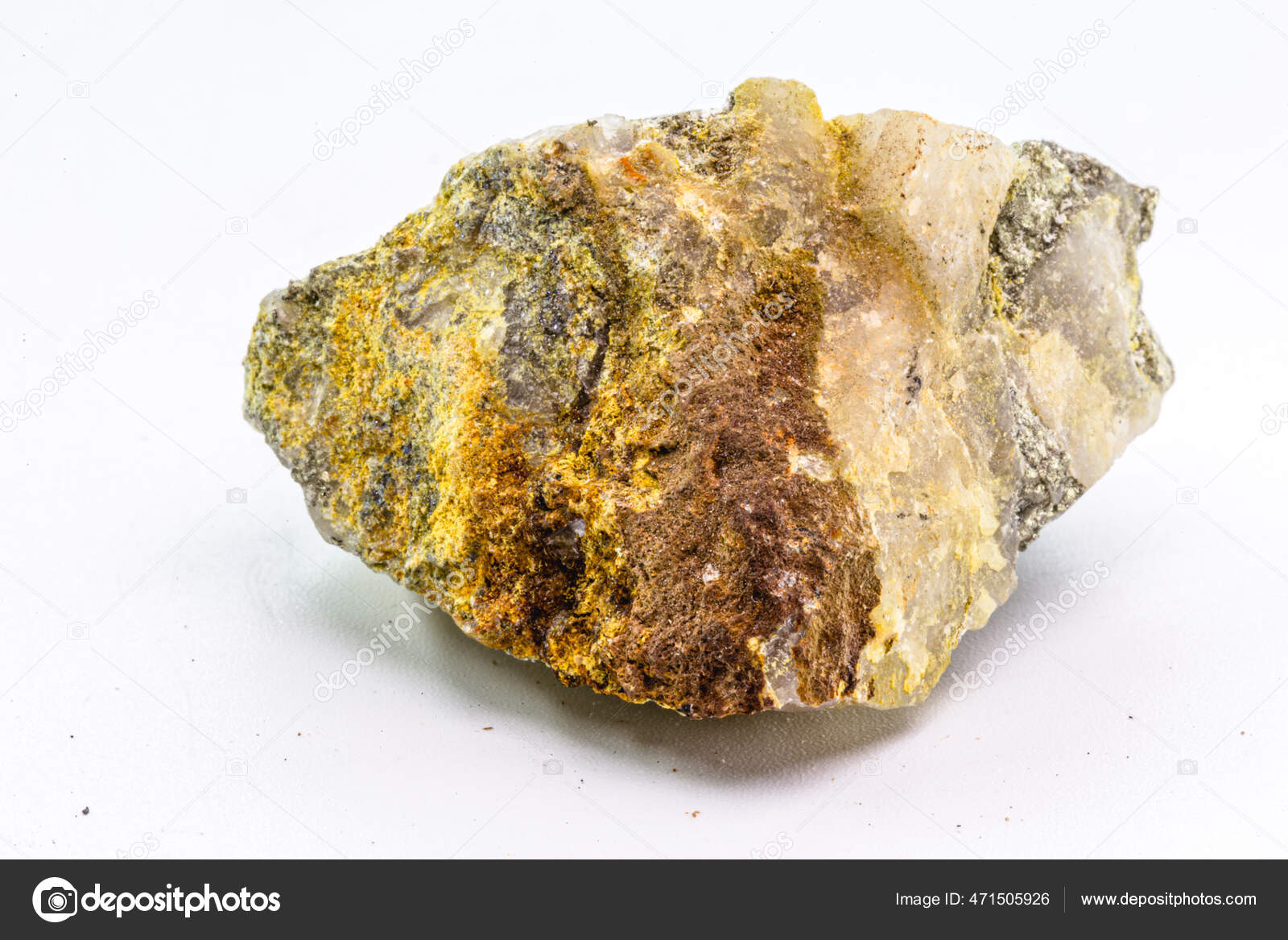 Pyrite Ore Pyrite Iron Mineral Basically Iron Disulfide — Stock Photo ...