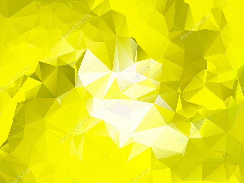 Vector polygon futuristic luxury yellow modern backdrop with irregular ...