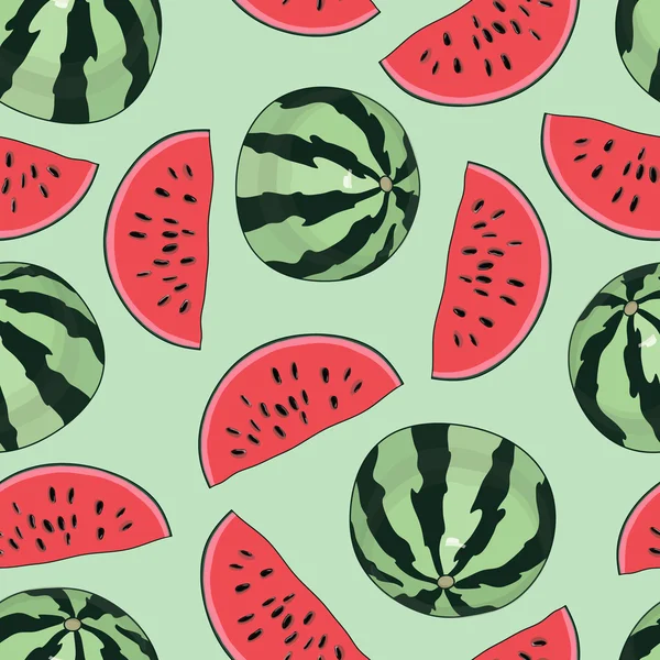 Minimalist watermelon high quality seamless pattern. Cute seamless ...