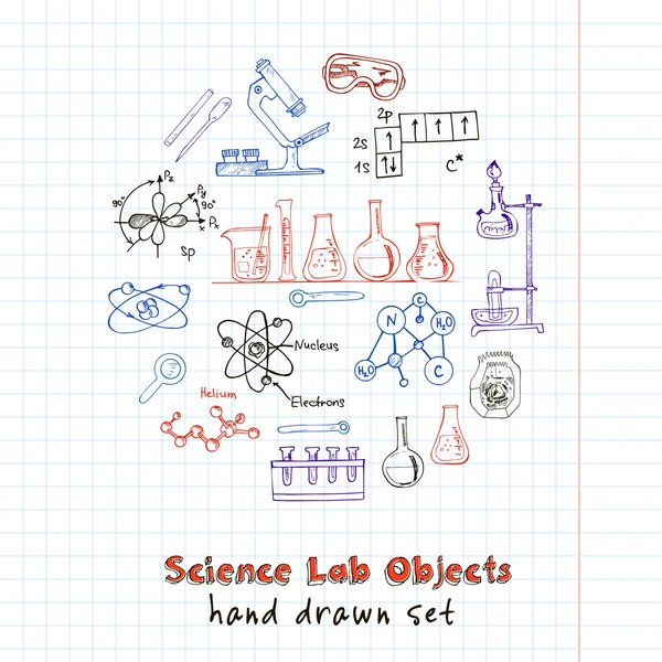 Collection of science lab objects. Stock Vector Image by ©Fafarumba ...