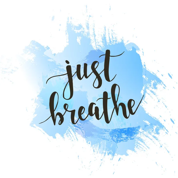 ᐈ Breathe calligraphy stock vectors, Royalty Free breathe hand ...