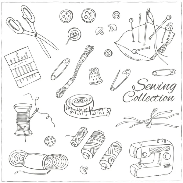 Sewing Set — Stock Vector © Deisey 8598809