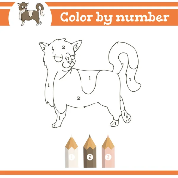 Warna berdasarkan angka. Halaman mewarnai untuk anak-anak prasekolah ...