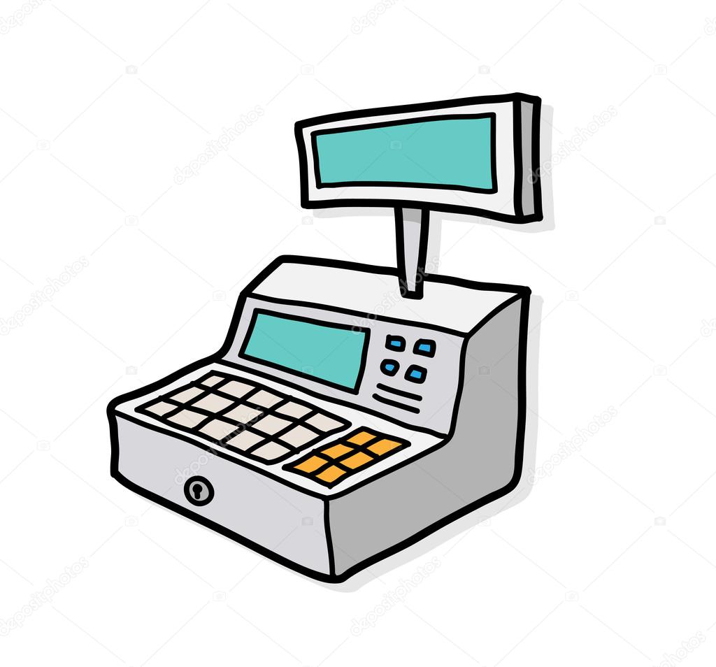 Cash Register Illustration Stock Vector Image by ©lemonadeserenade ...