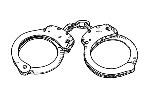 Open Handcuffs Vector
