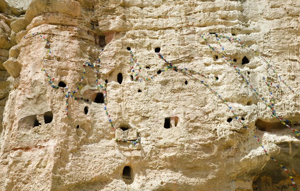 Ancient human settlement in Nepalese caves Stock Photo by ©serg269 78541812