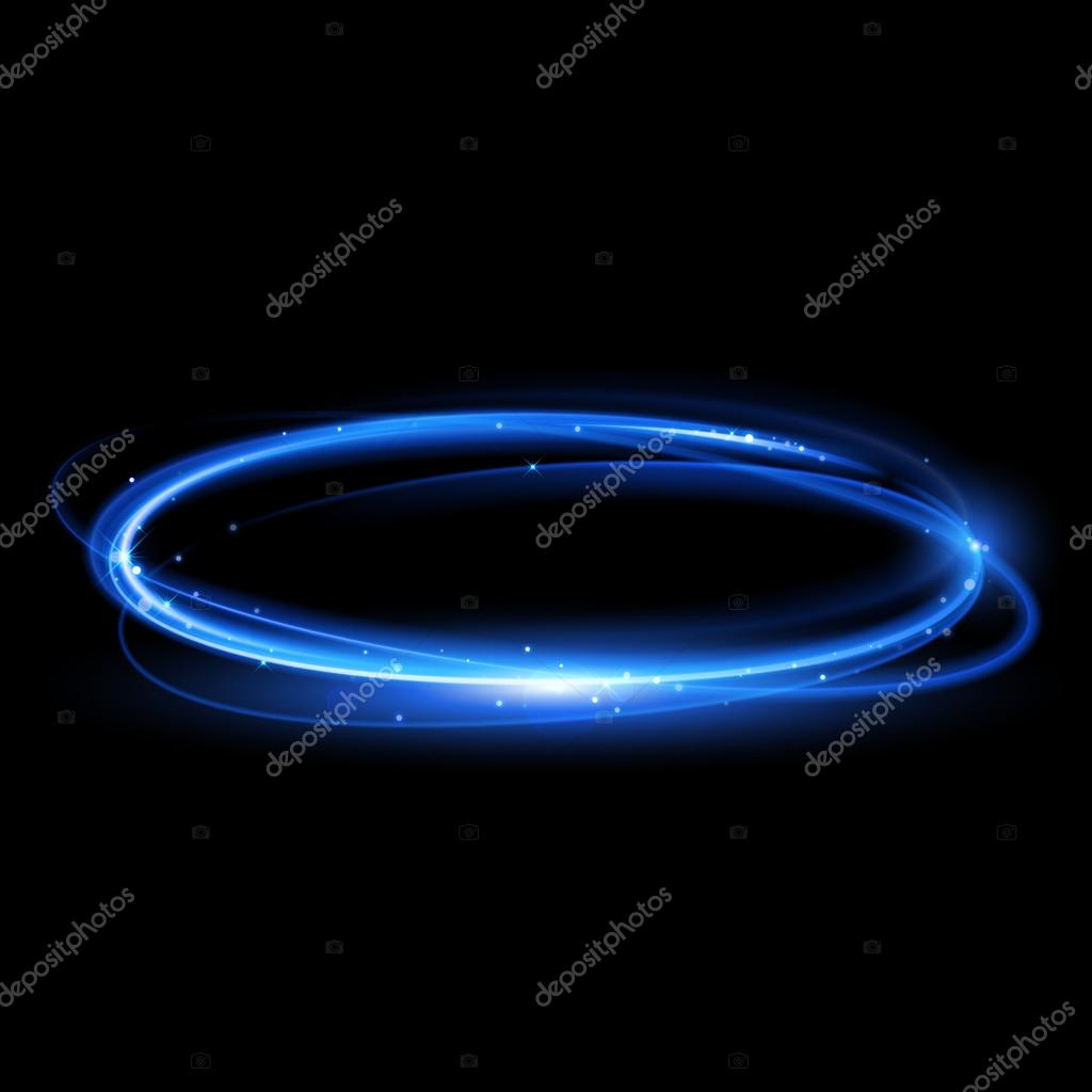 Vector light trail circle — Stock Vector © ronedale #119835868