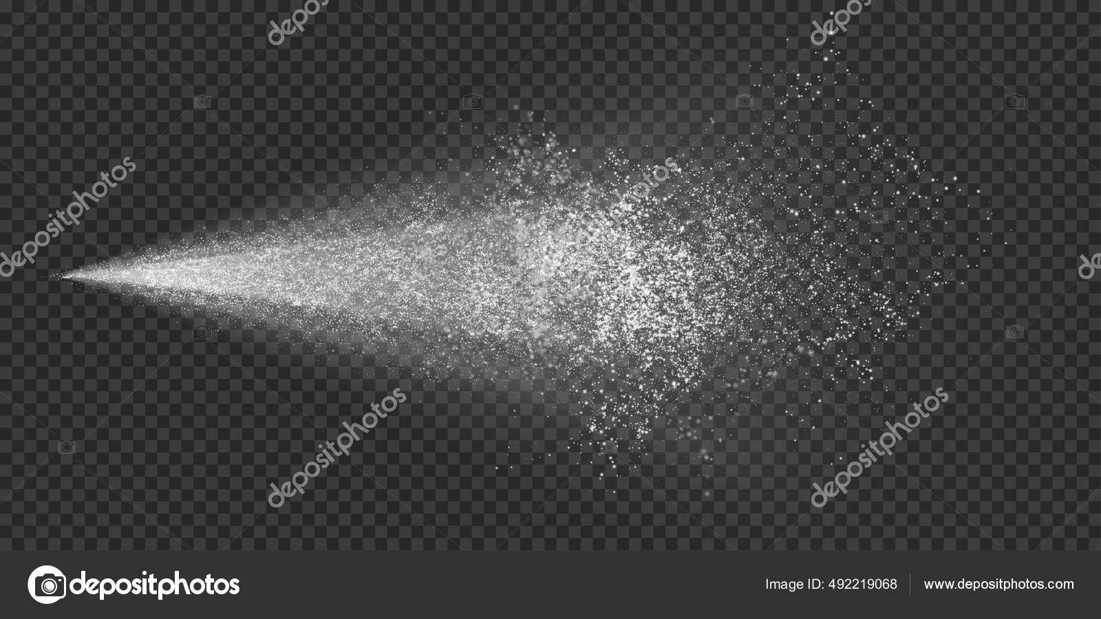 Water Spray Mist Background Vector Water Jet Atomizer Stock Vector ...
