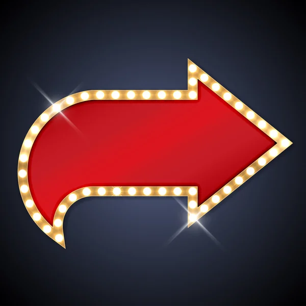 Arrow shaped signs in retro style — Stock Vector © ronedale #80187754