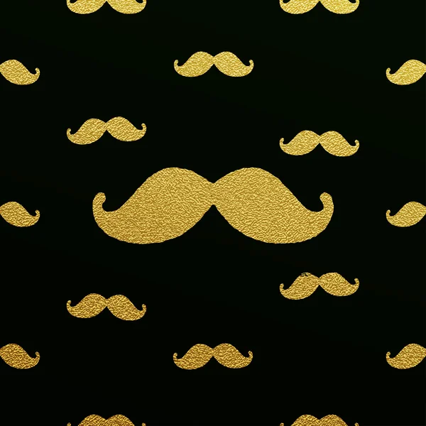 Gold glittering mustache pattern Stock Vector Image by ©ronedale #78512430
