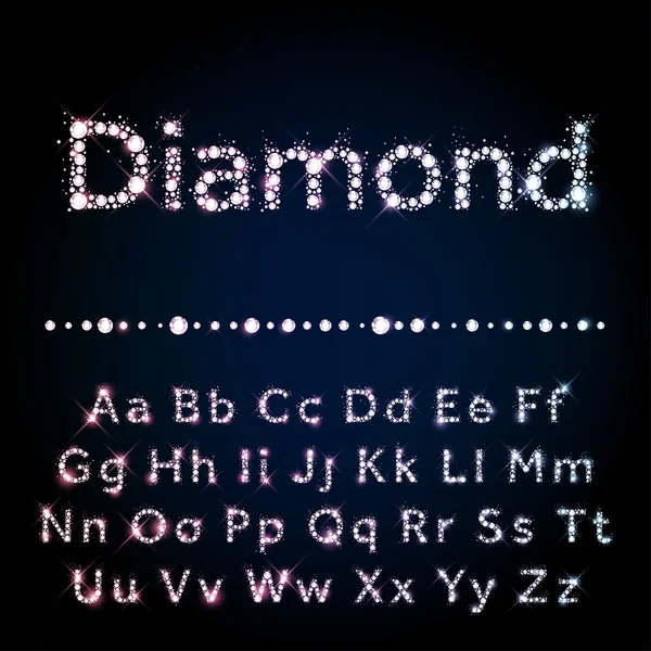 Diamond font Vector Art Stock Images | Depositphotos